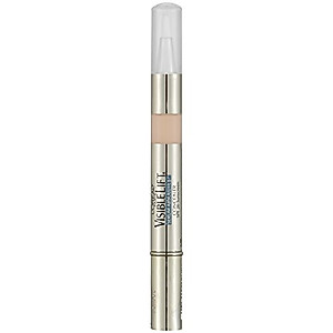 L'Oréal Paris Makeup Visible Lift Serum Absolute Concealer, illuminates and conceals for smoother, brighter, even skin, light hydrating formula won't settle into lines or wrinkles, Fair, 0.05 fl. oz.