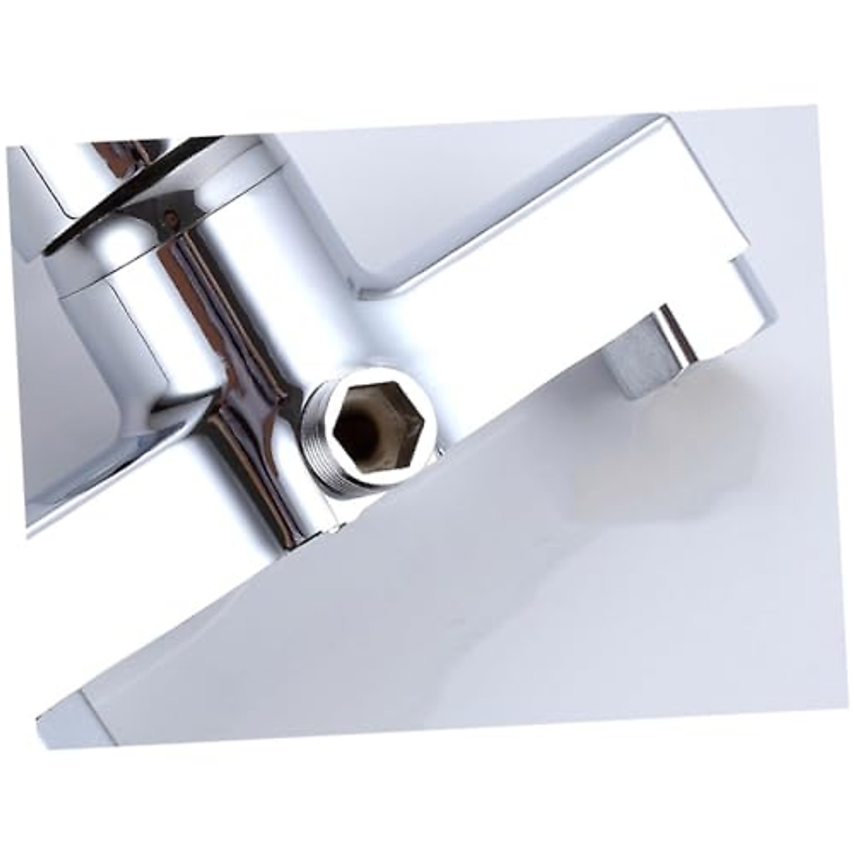 SEWOART Utility Faucet Bathroom Accesories Wall Mounted Bathroom Faucet Mixer Tap Bathroom Faucet Brushed Nickel Modern Bathroom Faucet Shower Faucets Bath Tub Hot and Cold