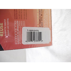 Standard Grade Video Tape 10 Pack (Pack of 1)