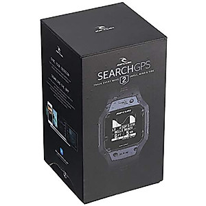 Rip Curl Men's SearchGPS Digital Display Quartz | Black | Outdoor Sports Waterproof Watch, Display Quartz, Activity Tracker, Detailed Tide View with Alarm, Stopwatch + Timer | 43mm