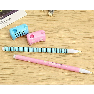 KitMax (TM) Pack of 12 Pcs Cute Cool Giraffe Donkey Zebra Shape Personalized Promotional Ballpoint Pens Office School Supplies Students Children Gift