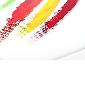 Mont Marte Canvas Panels Signature 5pc, 4 x 4in (10.2 x 10.2cm), Canvas Board, Thin Canvas, Acrylic Titanium Primed, Suitable for Oil and Acrylic Painting, Acid Free