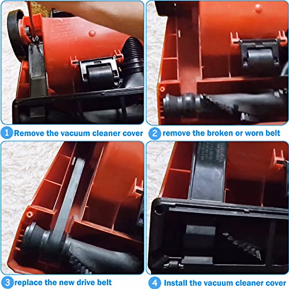 Vacuum Belt Replacement for Bissell Cleanview Swivel Pet Upright Bagless/Powerlifter Vacuum Cleaner, fits Model: 2252, 2254, 22543, 2258,2259, 2260,2316, 2739, 1793, Parts # 3031120, 32074