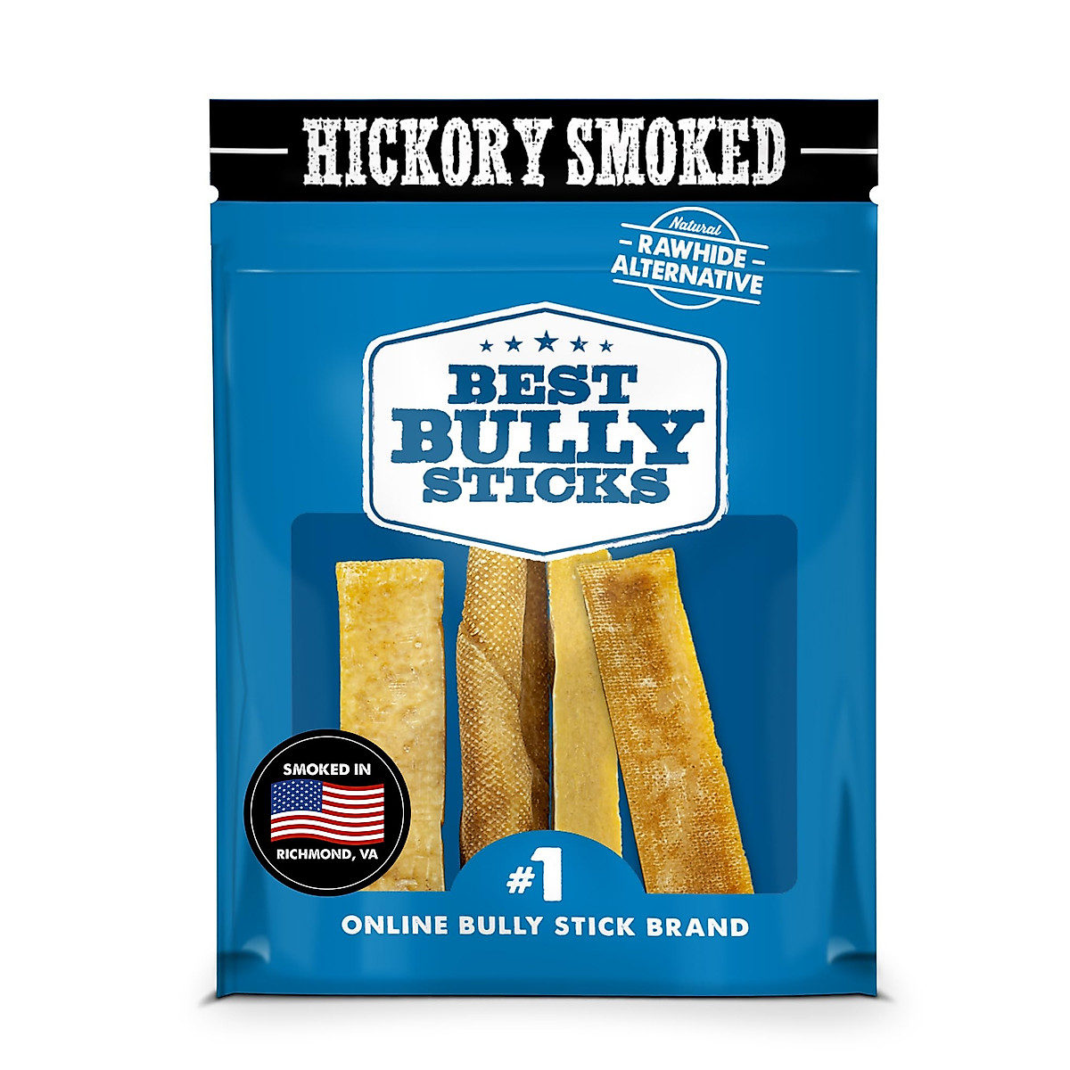 Premium Hickory Smoked 100% Natural Himalayan Yak Cheese for Dogs - No Additives, Lactose Free, Vegetarian Yak Bones for Dogs - Yak Cheese Himalayan Dog Chews Large, Long-Lasting Chews - Large 4 Pack