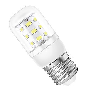 Upgraded LED Refrigerator Bulb for Frigidaire Kenmore Whirlpool Refrigerator Freezer, Refrigerator Parts & Accessories Cool White 6000K Replacement 40W Halogen Bulbs, No Flicker, 3 Watt 125V, 1 Pack