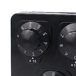 BANGNA 0-9999.9 Ohm Variable Resistance Box Decade Resistor Experimental Equipment for Physical School Teaching