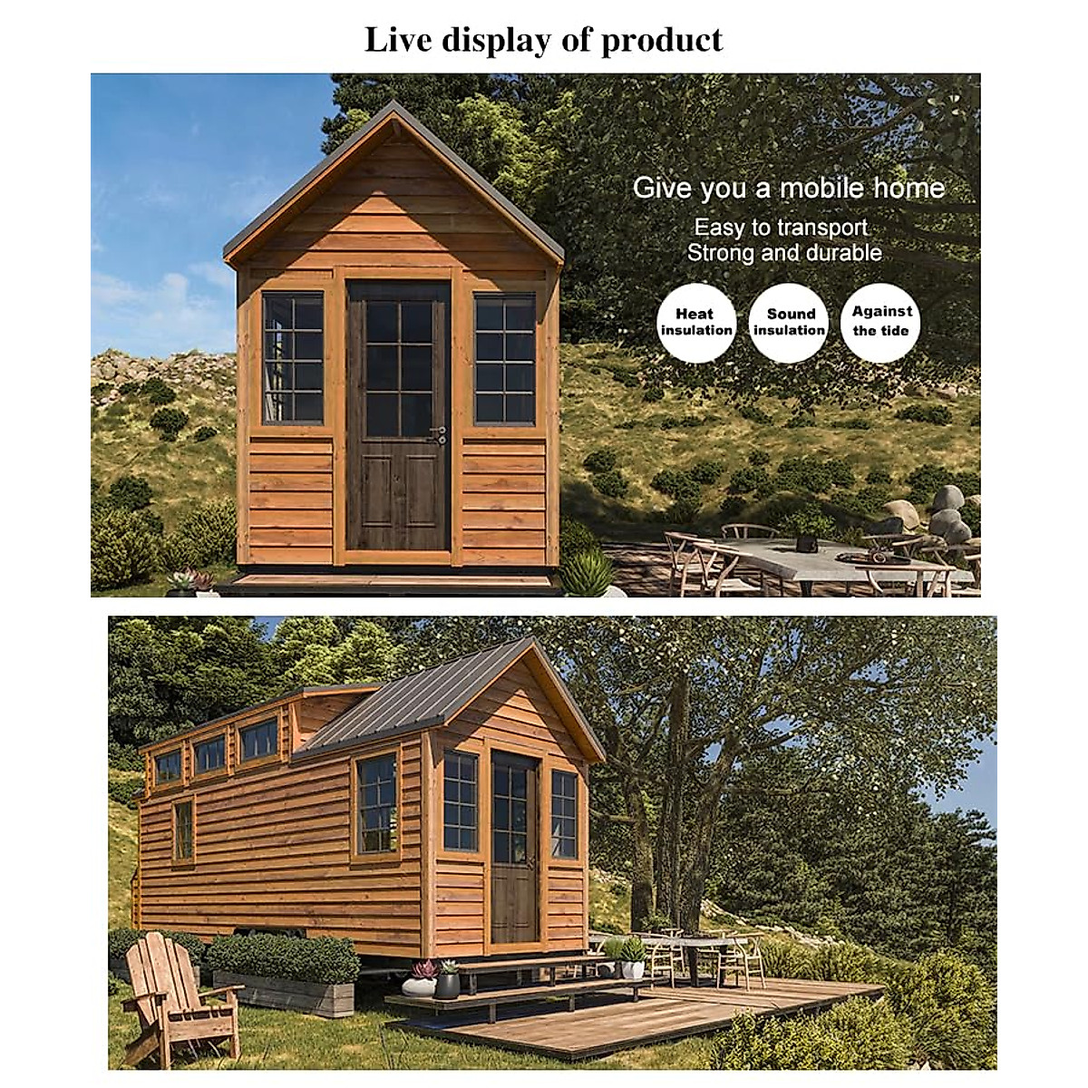 Motorhome with Steel Structure, Modern Design, Natural Light, and Scenic Views Through Aluminum Alloy aWindows and Solar-Powered (1800 * 600 * 800)