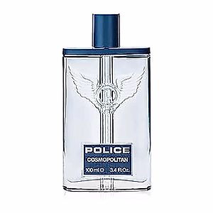 Cosmopolitan By Police - Fragrance For Men - Top Notes Of Mint And Sage - Middle Notes Of Jasmine And Nutmeg - Base Notes Of Vanilla And Sandalwood - Ideal For Socialite Occasions - 3.4 Oz EDT Spray