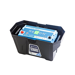 Attwood PowerGuard Pro – Marine Grade Weather Resistant Battery Box Designed for Marine, RV, Camping, Solar and More – 24/27 Series Batteries, 9070-7,Black