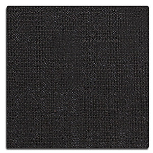 FenchelShades.com Drum Lampshade 9" Top Diameter x 10" Bottom Diameter x 7.5" Slant Height with 6" Drop Slip Uno Attachment (Linen Black)