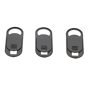 Hemobllo Black Stickers Laptop Stickers Stickers 3Pcs Webcam Privacy Shutter Lens Caps Hoods Lens Caps Camera Covers Sticker Phone Protector