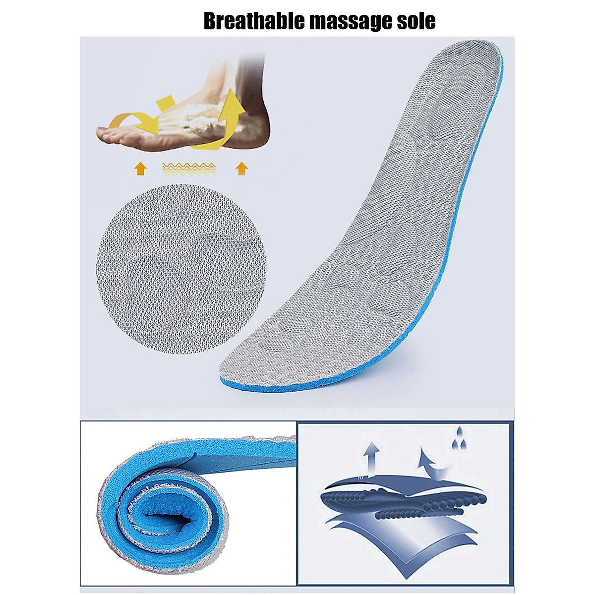 WENOREG Women’s Backless Mesh Hollow Out Slip-on Mules Sandals with Arch Support,Fashion Casual Comfort Knitted Air Cushion Outdoor Orthopedic Walking Sneakers (Pink,12,12)