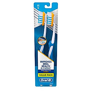 Oral-B Pro-Health Clinical Pro-Flex Toothbrush with Flexing Sides, 40S - Soft, 2 Count