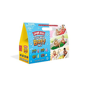 12 Use Mega Value Baff Pack from Zimpli Kids, 4 x Gelli Baff, 2 x Slime Baff & 6 x Crackle Baff, Children's Sensory & Bath Toy, Birthday Presents for Boys & Girls, Certified Biodegradable Gift
