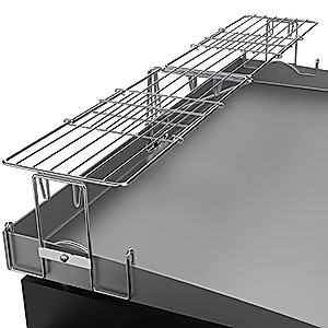 MOASKER Adjustable Griddle Warming Rack for Blackstone 17" 22" 28" 36" Griddles, Stainless Steel Extend Cooking Shelf BBQ Accessories for Blackstone 1554 1517 1883 1984 1666 1650 1825 Grills