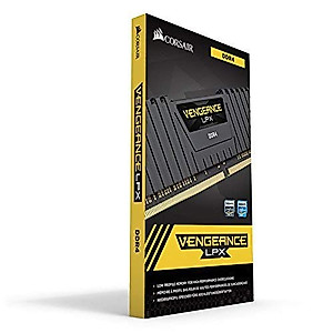 Corsair VENGEANCE LPX 32GB (2 x 16GB) DDR4 DRAM 3600MHz C18 AMD Ryzen Memory Kit - Black