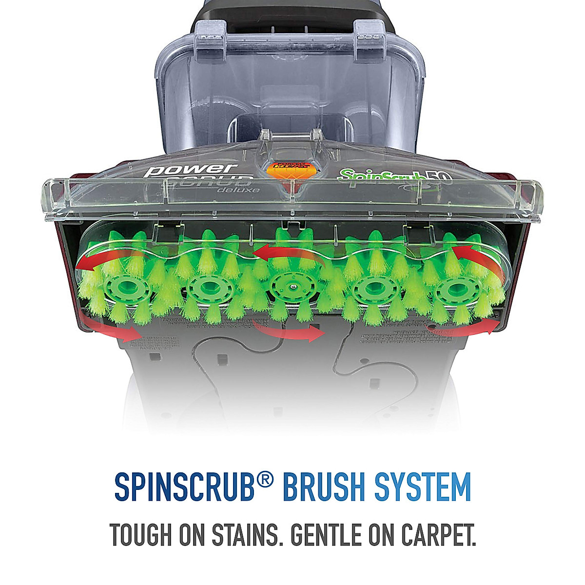 Hoover Power Scrub Deluxe Carpet Cleaner Machine with Oxy Carpet Cleaning Solution (50oz), FH50150,