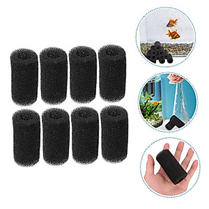 Mipcase 32 Pcs Filter Cotton Biochemical Water Filter Pool Scrubber Pre Filter Sponge Aquarium Filter Protector Pool Sweep Aquarium Filter Sponge Pool Pad Fish Front 304 Network Tank