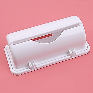 Mvude Grocery Bag Storage Holder, Trash Bag Dispenser Hanging Organizer,White,5.91 * 2.95 * 2.17 inch