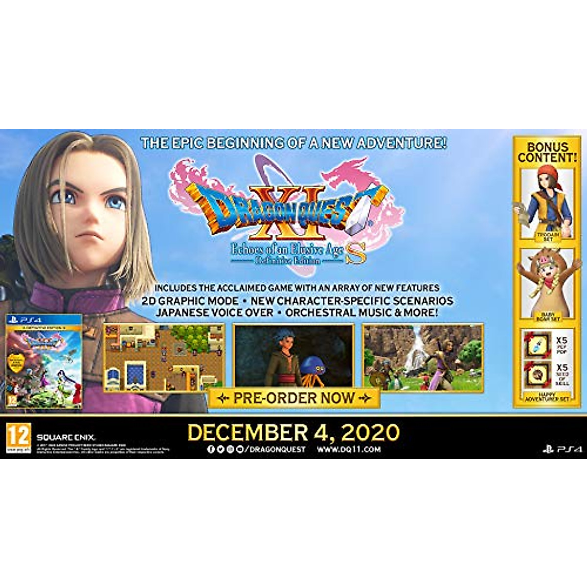 Dragon Quest XI S: Echoes Of An Elusive Age - Definitive Edition (PS4)