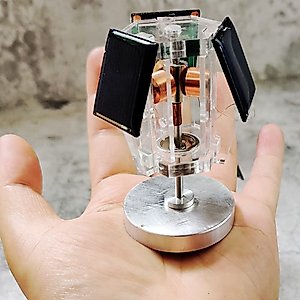 Solar Mendocino Motor Solar motor science toy Solar rotation