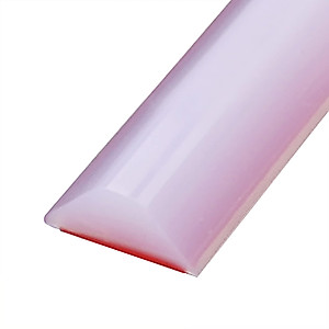 Raycity Collapsible Shower Threshold Water Dam Barrier,Shower Door and Kitchen Water Strip Dam Shower Guard for Dry And Wet Separation Caulk Seal Strip Edge Trim(39Inches/Transparent)