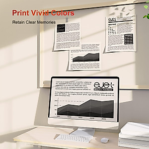 ejet Phaser 6510/ Workcentre 6515 High Capacity Toner Cartridge (5500 Pages) Compatible Replacement for Xerox Phaser 6510 WorkCentre 6515 Printer (1 Black, 1 Cyan, 1 Magenta, 1 Yellow, 4-Pack)