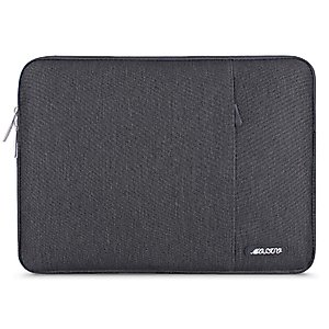 MOSISO Tablet Sleeve Case Compatible with iPad 10th 10.9 inch 2022 / iPad Air 5th 10.9 / iPad Pro 11 M2 / iPad 9/8/7 10.2 / iPad Air 4 10.9/Air 3 10.5 / iPad 9.7, Polyester Vertical Bag, Space Gray