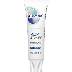 Crest Gum Detoxify Toothpaste, Deep Clean, Travel Size, 0.85 oz (24g)- Pack of 10