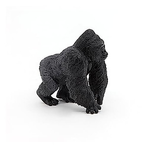 Papo -hand-painted - figurine -Wild animal kingdom - Gorilla -50034 -Collectible - for Children - Suitable for Boys and Girls- from 3 years old