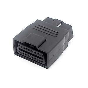 Lalomo Full 16 Pin OBDII Male to Female Connector Adapter OBD2 Saver Tool for Car Repair Shop or Testing Institution