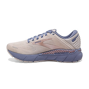 Brooks Women's Adrenaline GTS 22 Supportive Running Shoe - Lilac/Tempest/Pink - 8.5 Medium