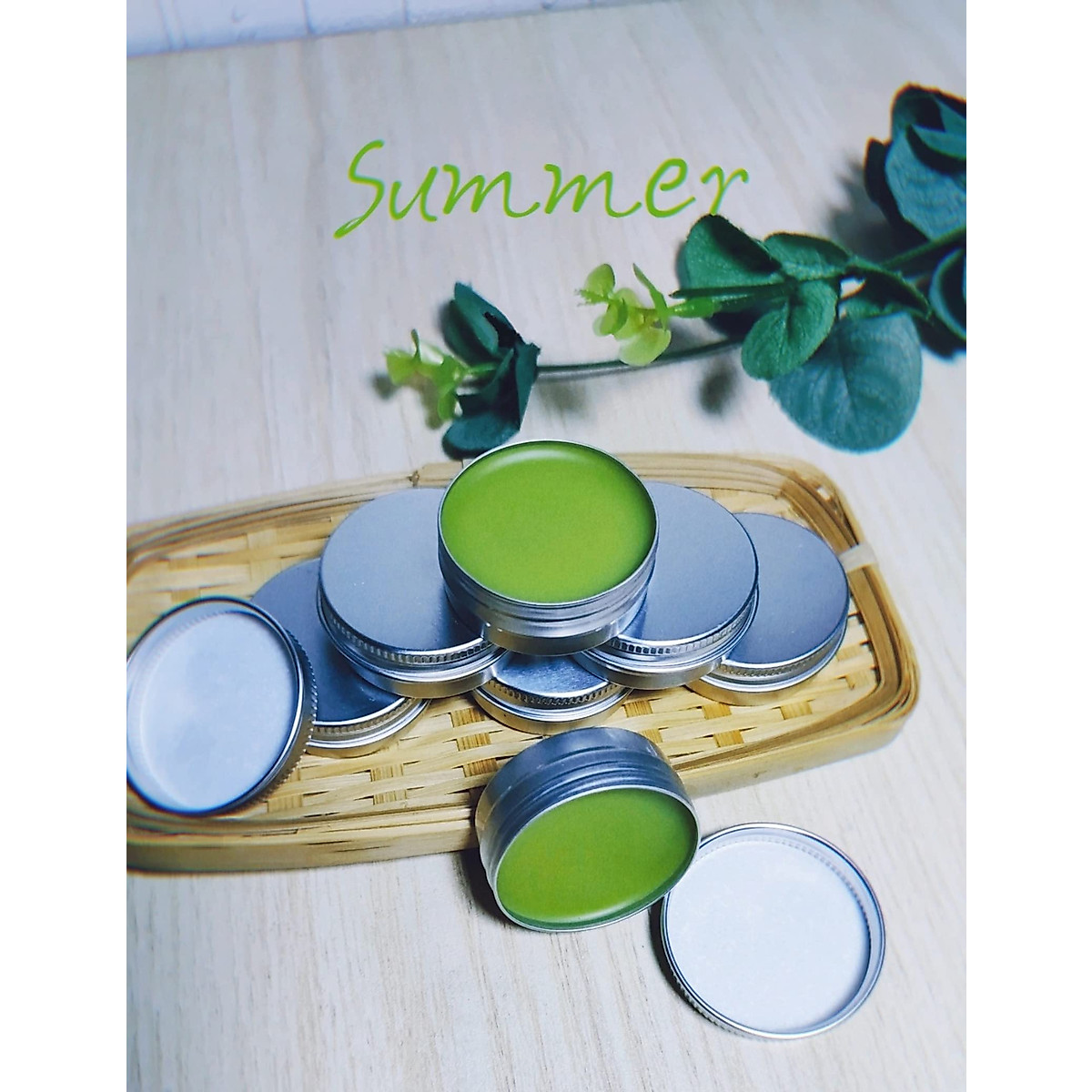 Tosnail 96 Pack of 0.5 oz Mini Round Tins with Screw Lids Aluminum Empty Tins Metal Storage Tin Jars Spice Containers Travel Tin Cans