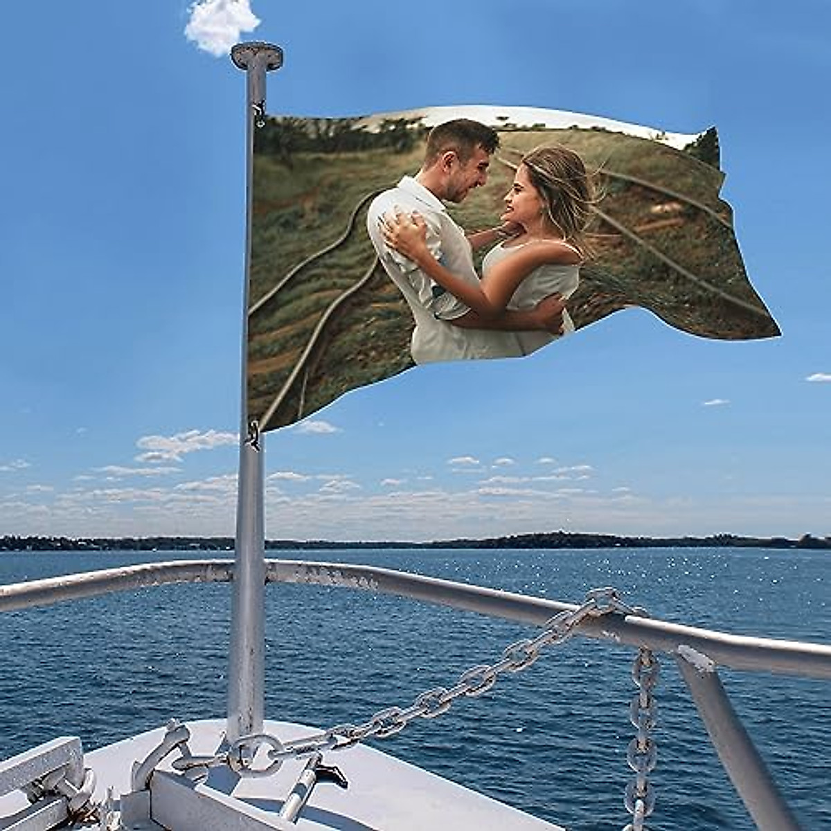 LAKIMCT Custom Flag 2x3 Single Sided Custom Image Flag, Make Your Own Flag Personalized Flag, Custom Flags and Banners Logo/Photo/Picture/Text, Custom Flags for Room Outside