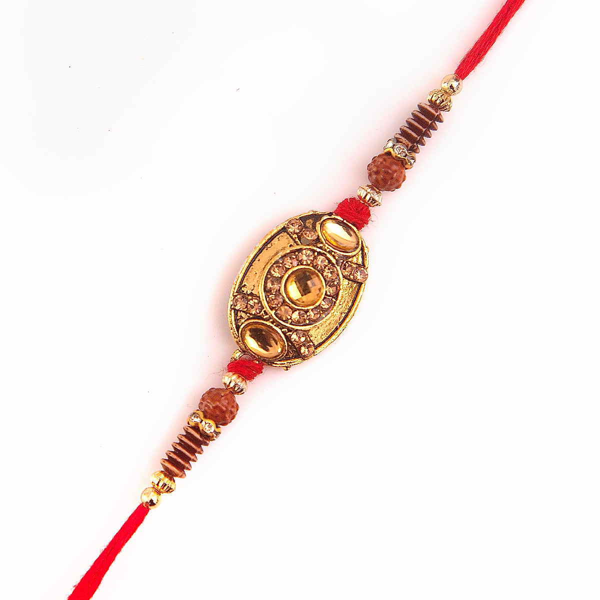 Rakhi for Brother and Bhabhi, Lumba Bhai Bhabhi Rakhi Set, Rakhi Set for Brother Sister Raksha Bandhan Rakhi Gift Set for Bhaiya Bhabhi, Traditional Indian Rakshabandhan Gifts for Brother Sister