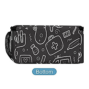 MINBHEBYUD Nurse Lunch Bag for Men Women Adults, Insulated Lunch Bags for Office Work, Reusable Portable Lunch Bag