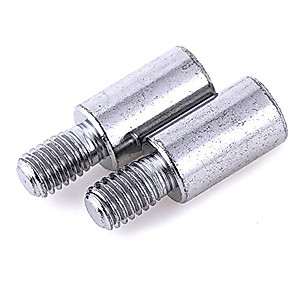 Tool Parts 2Pcs 2.5 0.9cm Metal Shaft Extender Extension Rod for Three Joystick 1.5cm