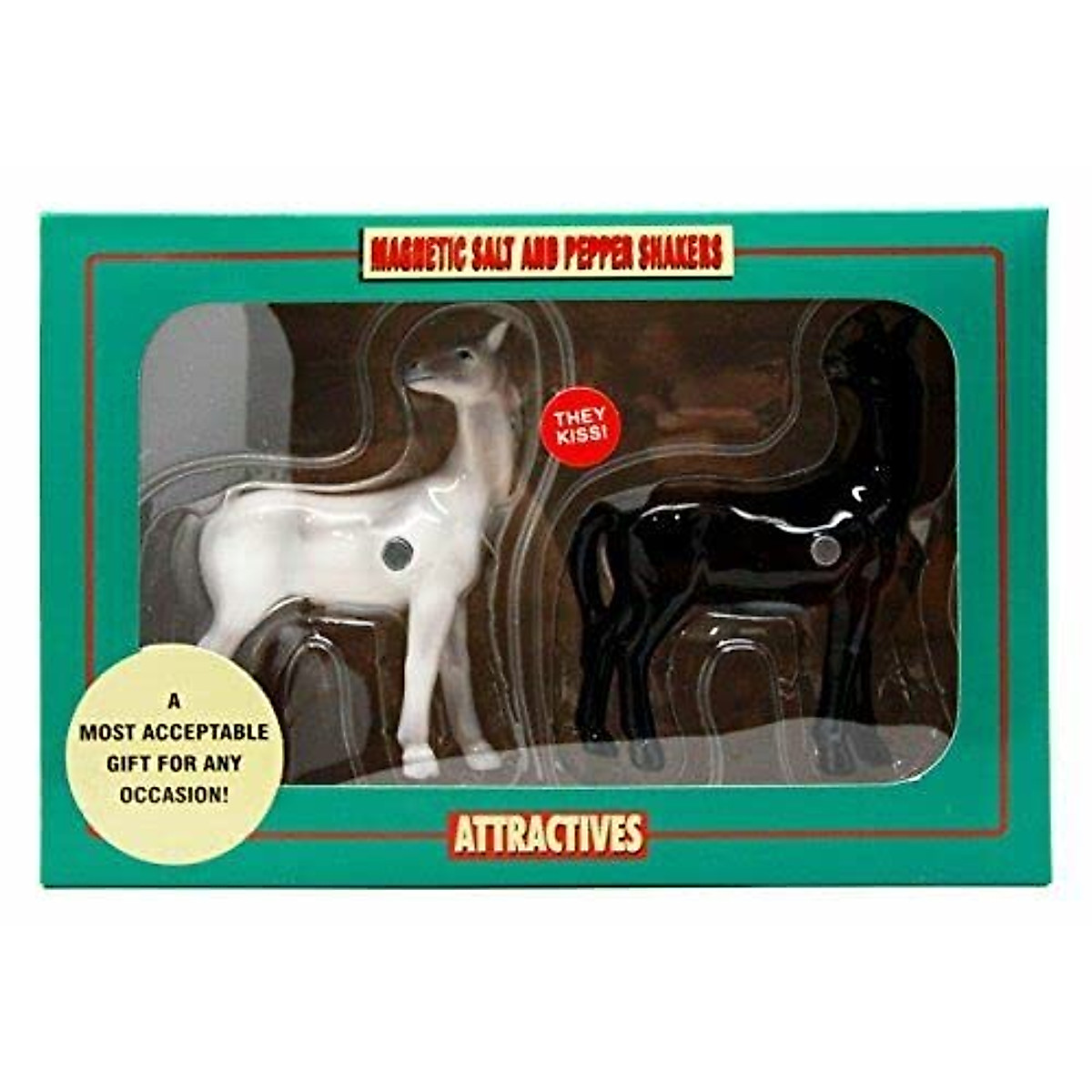 "Home Décor Accents" Romantic White Horses Ceramic Salt Pepper Shakers Set Figurine - Home Accents 33-kl1-8933