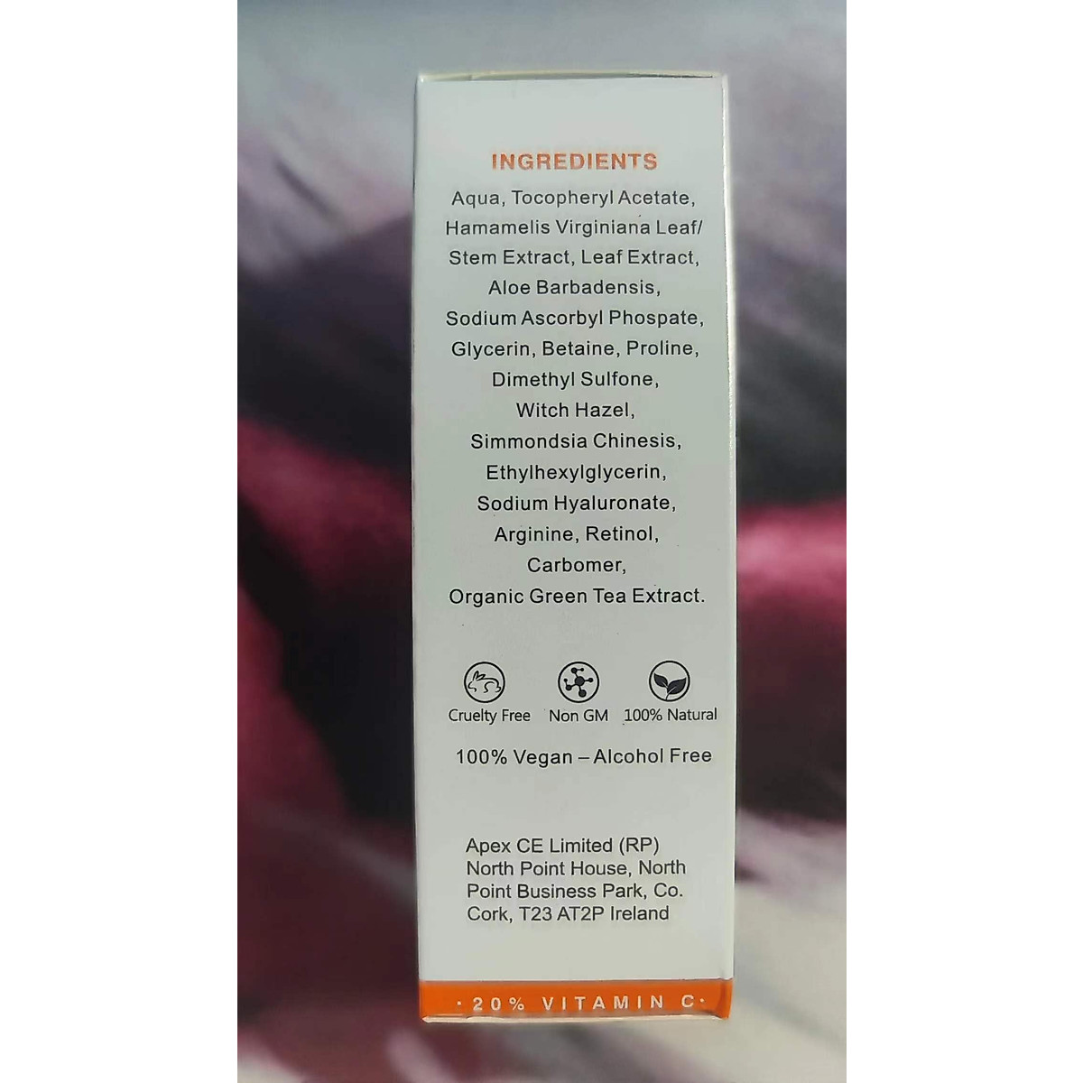 Organic Vitamin C Serum for Face/Body with Hyaluronic Acid, with 20% Vitamin C&100% Vegan, Retinol & Amino Acids - Boost Skin Collagen, Anti Aging & Wrinkle Facial Serum, Retinol Serum for All Skin