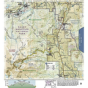 Rocky Mountain National Park Day Hikes Map (National Geographic Topographic Map Guide, 1701)