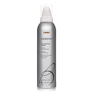 Brocato Mousse Volumizing Foam by Beautopia Hair: Natural Volume Soft Styling Foam for Curly and Textured Hair - 8.5 oz