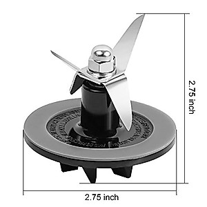 Blender Cutting Assembly ，Blender Blade Replacement Parts with Gasket fits Cuisinart Blenders CBT-500, SB5600, CB600,BFP-10CH…by Aooba