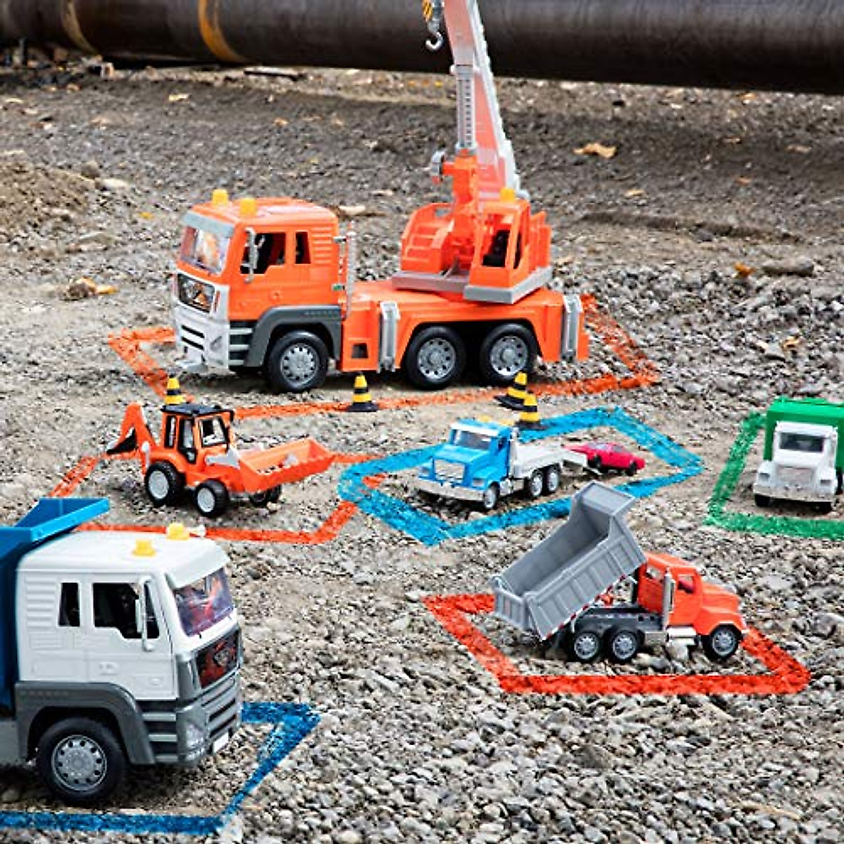 Driven by Battat – Large Toy Dump Truck for Kids – Toy Construction Vehicle – Lights & Sounds – Movable Parts – 3 Years + – Standard Dump Truck