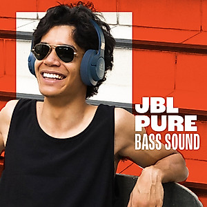 JBL Tune 720BT - Wireless Over-Ear Headphones with JBL Pure Bass Sound, Bluetooth 5.3, Up to 76H Battery Life and Speed Charge, Lightweight, Comfortable and Foldable Design (Black)