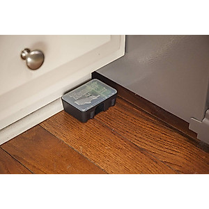 Tomcat Mouse Killer Disposable Station for Indoor Use - Child Resistant, 4 Stations with 1 Bait Each