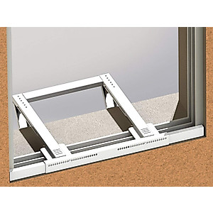 Jeacent Universal Window Air Conditioner Support Bracket No Drilling ,No Tools, Heavy-Duty Window AC Bracket Supports Up to 200lbs, Fits Single or Double Hung Windows