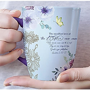 BTaT- Christian Coffee Cups, Set of 6, 12oz, Bible Verse Mugs, Christian Mugs, Bible Mug Set for Women, Christian Gifts, Inspirational Mugs for Women, Scripture Coffee Cups, Cups with Biblical Message