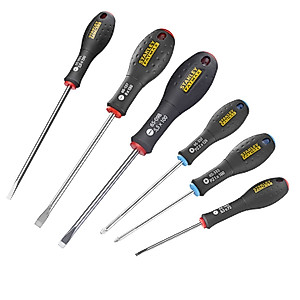STANLEY FATMAX 6 Piece Screwdriver Set, Parallel/Flared/Pozi