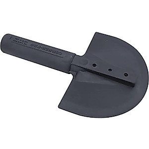 MARSHALLTOWN Rubber Wipe Down Blade, Cleans Excess Mud From Joints Wider than 90-Degrees, Sturdy Rubber Material, Threaded Handle Adapter, 6-3/4 Inches x 9-7/8 Inchces, 30