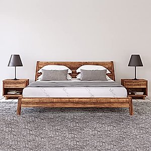 AC Pacific ALOE Luxury Soft Bedroom Aloe Vera Extract Infused Fabric Covered Memory Foam Mattress, Twin XL, White